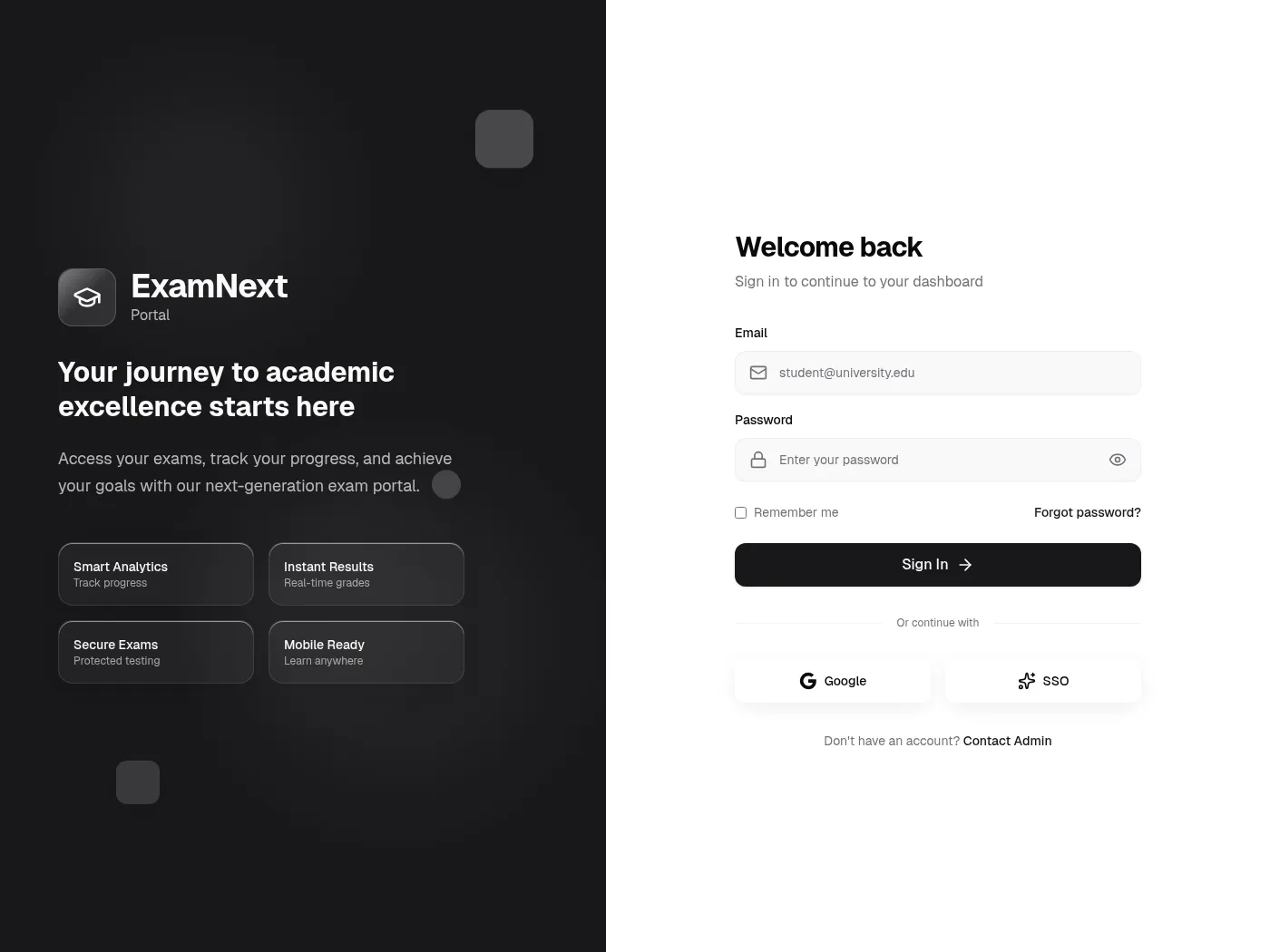 ExamNext Portal