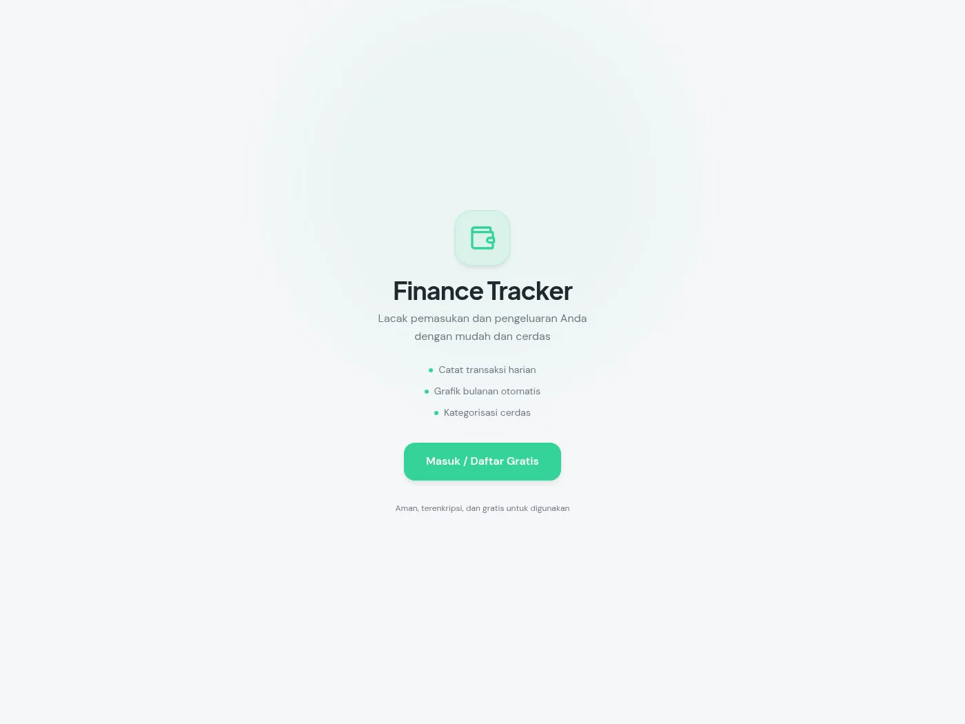 Modern Finance Tracker