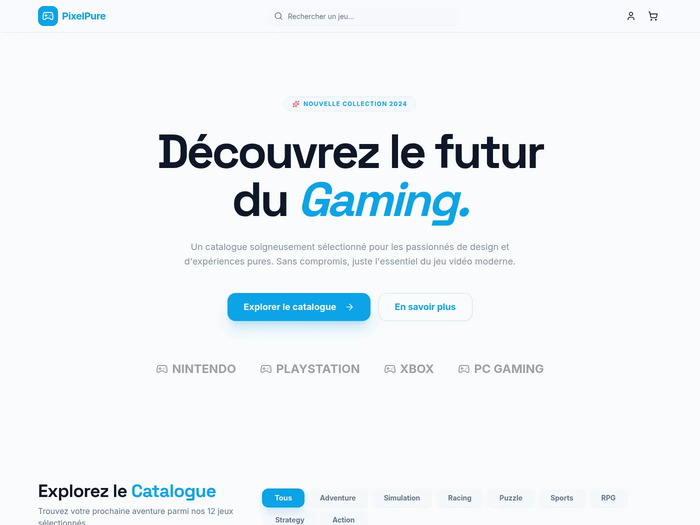 Modern Game Store