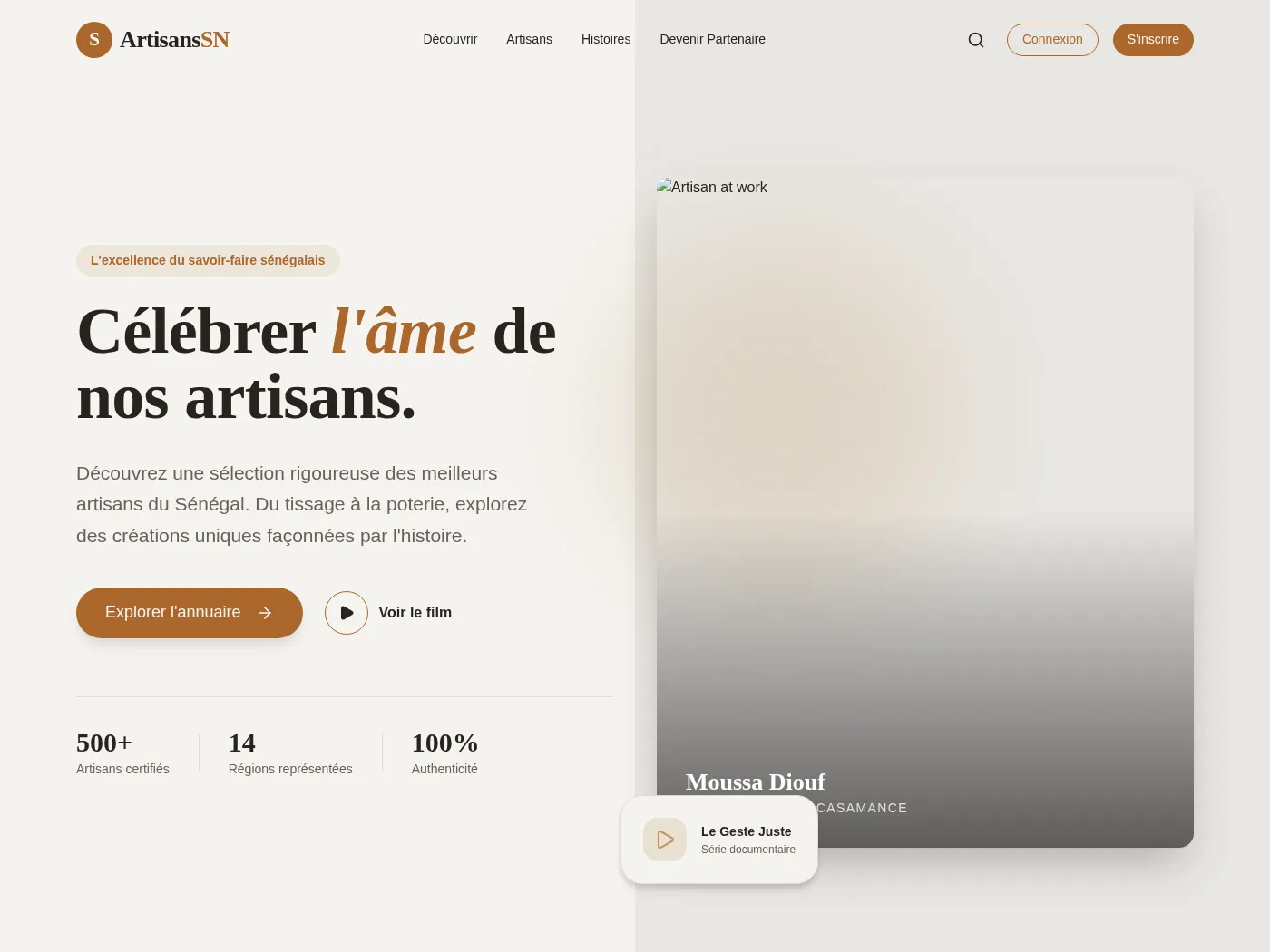 Modern Visual Webpage