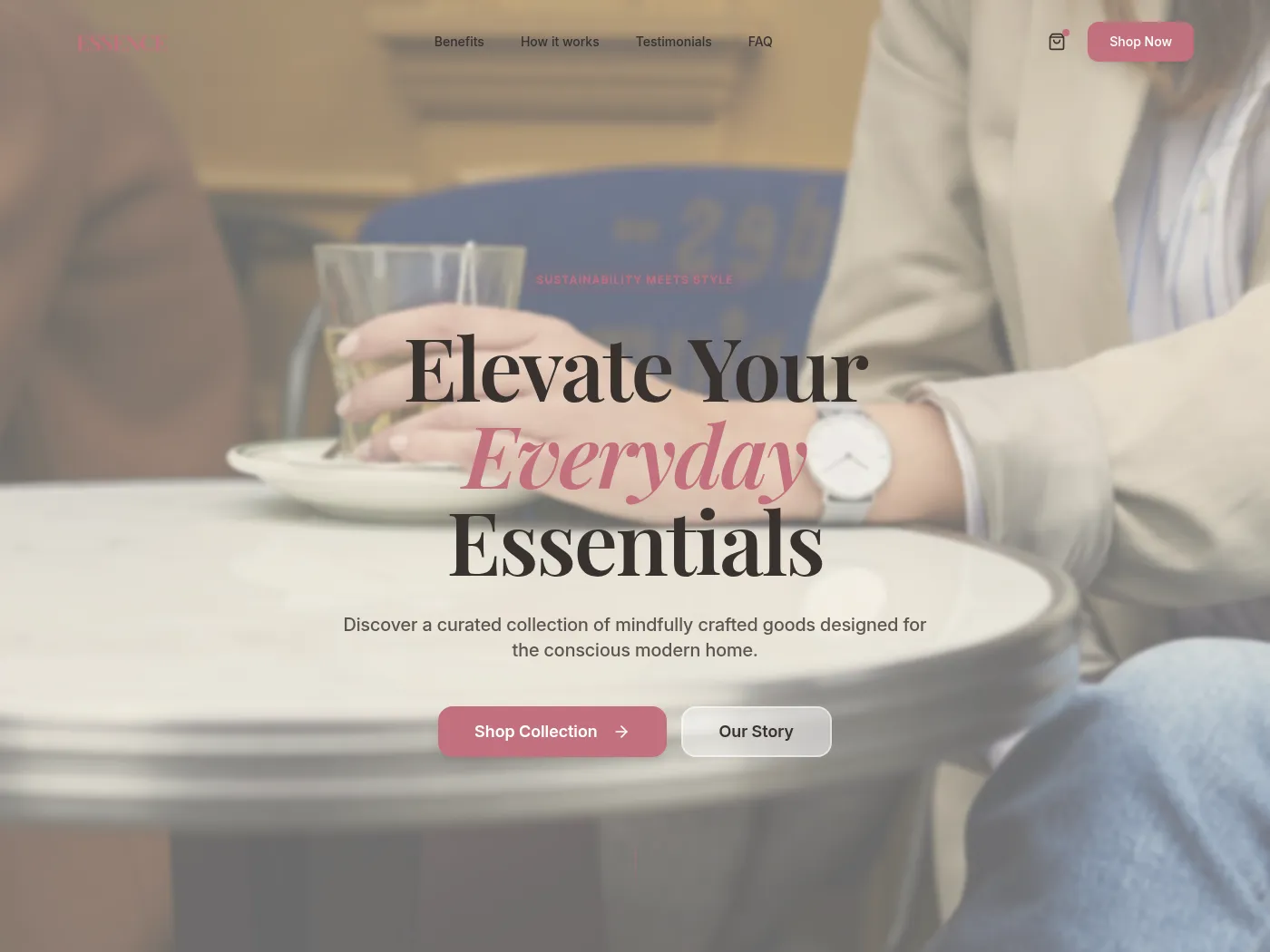 Modern Shop Landing Page