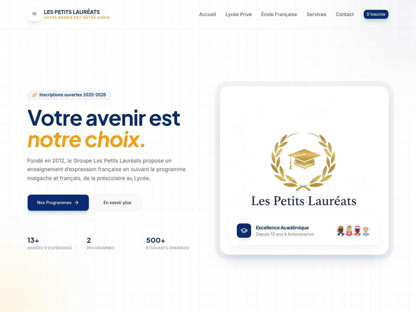 Modern Laureates Website