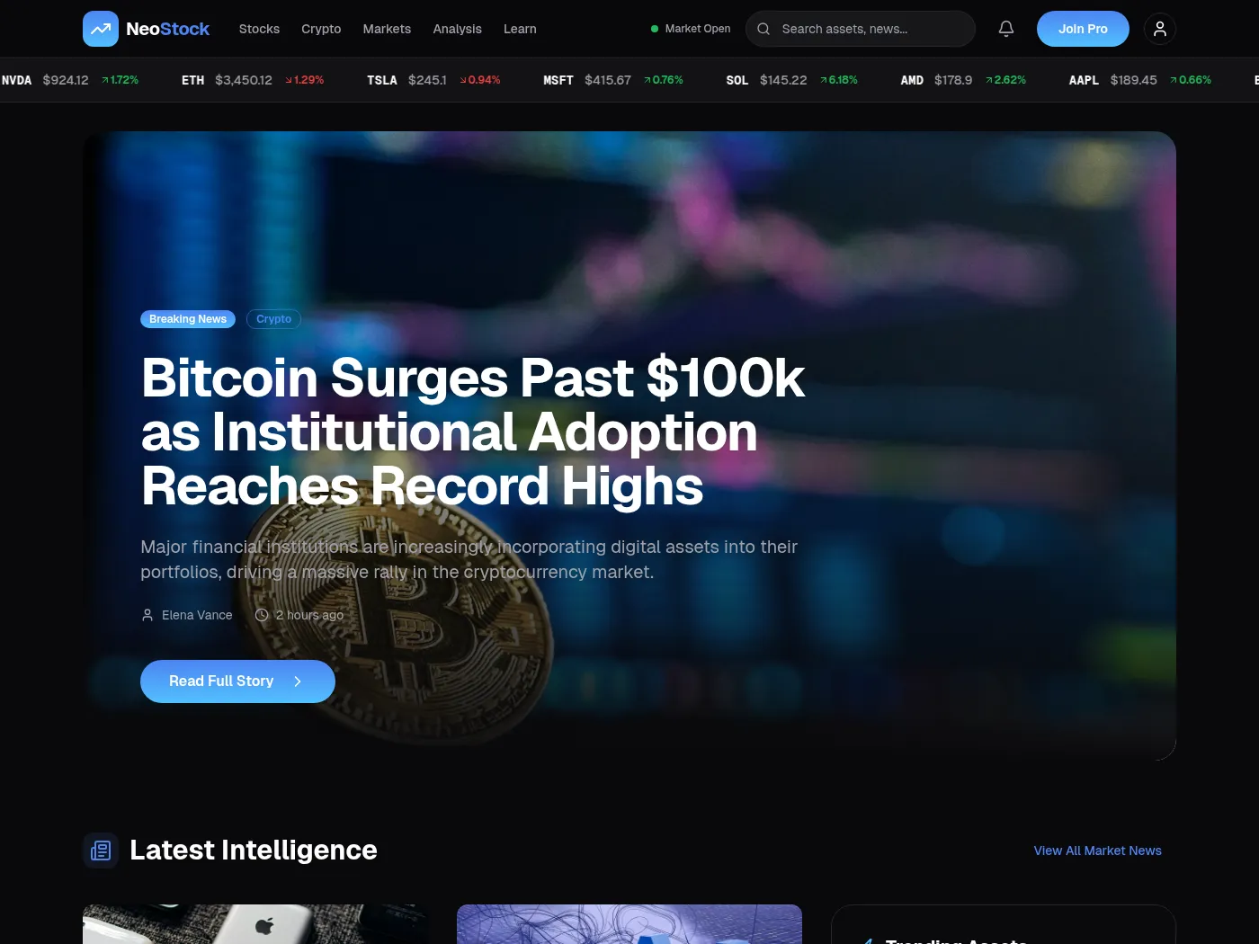 NeoStock News Portal
