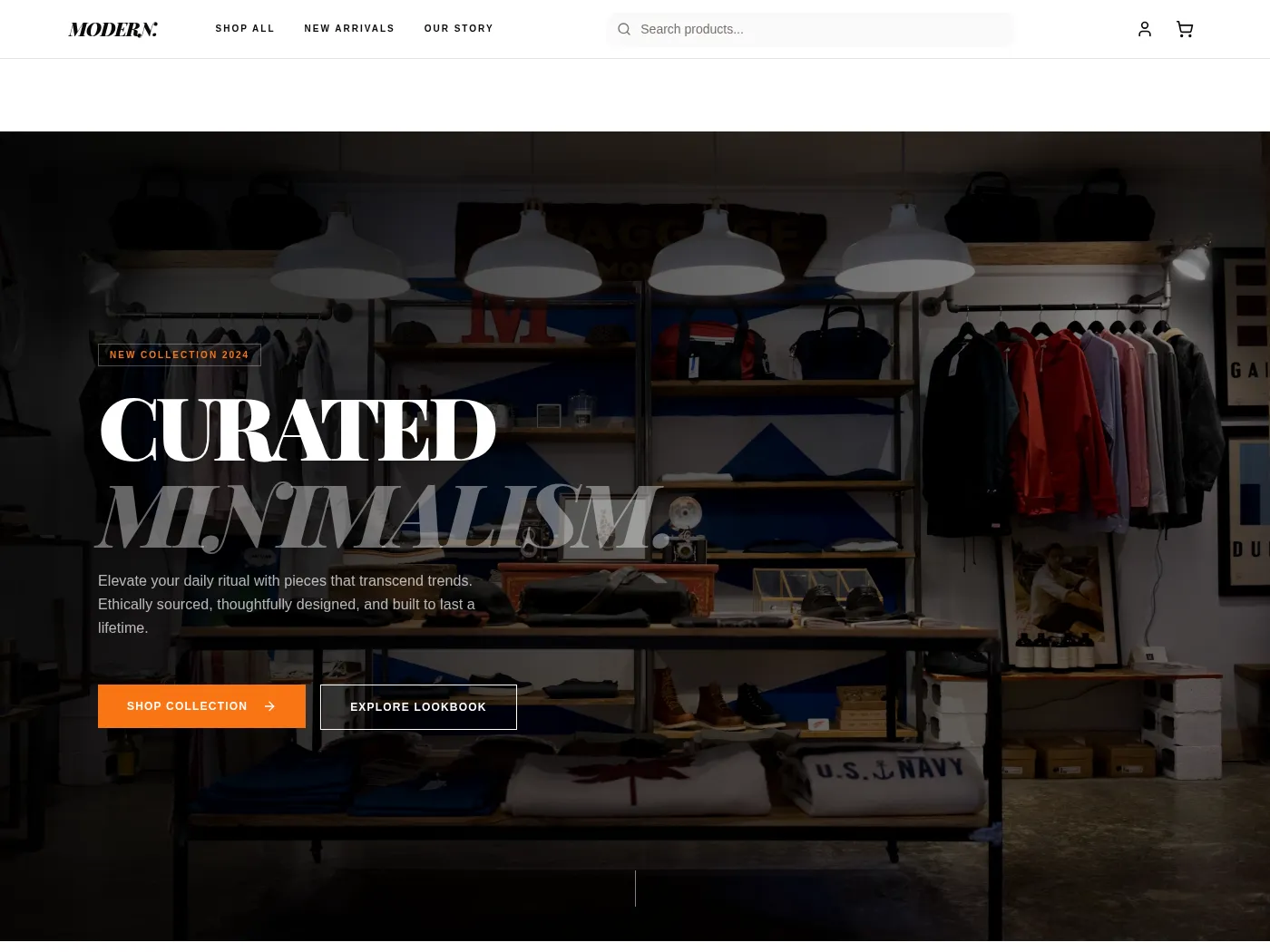 Modern E-Commerce Pro