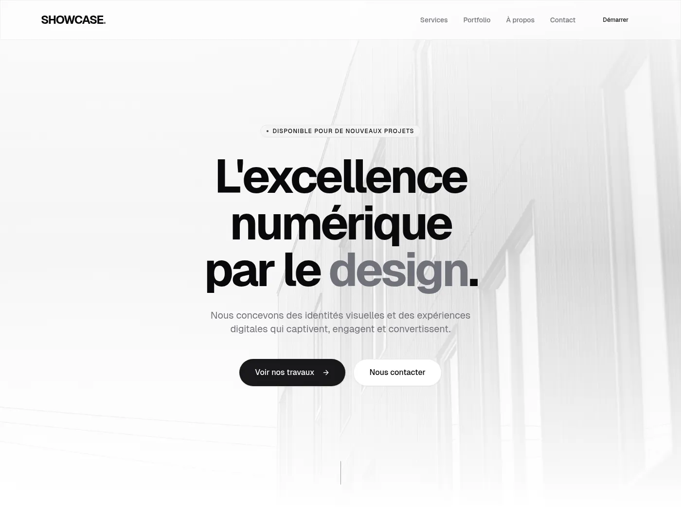 Modern Showcase Site