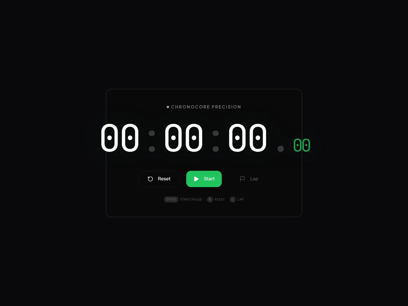 ChronoCore Stopwatch