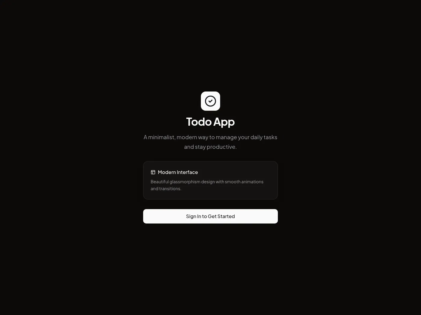 Modern Todo Pro