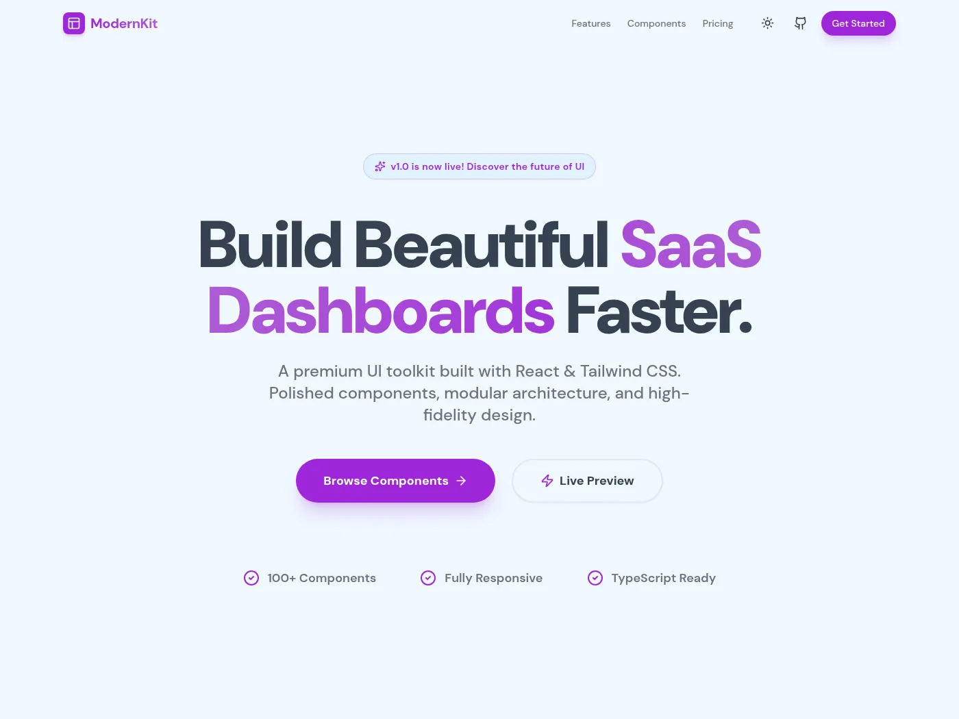 Modern UI Kit Template