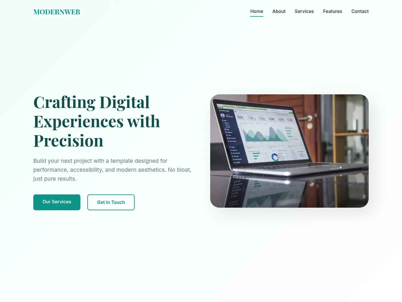 Modern Multipurpose Web Template