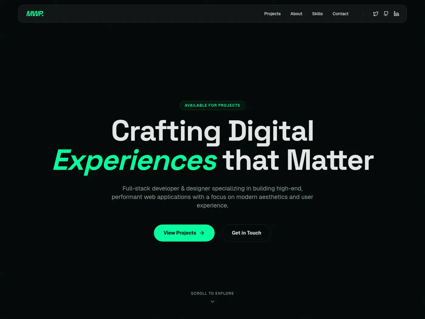 Modern WP Site