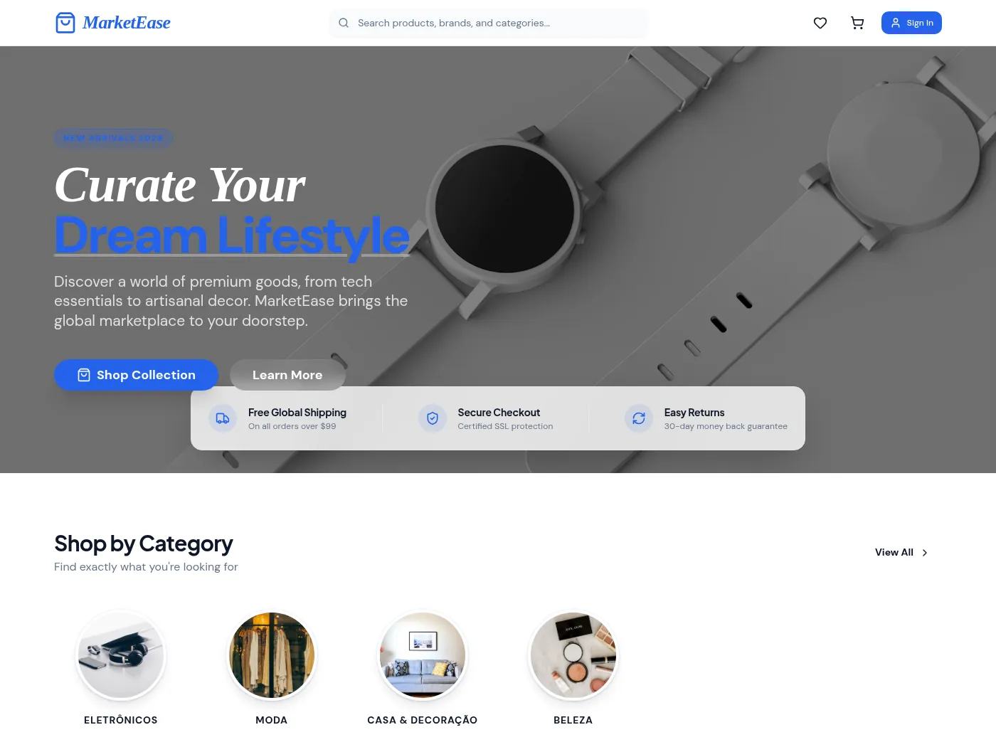 MarketEase E-Commerce
