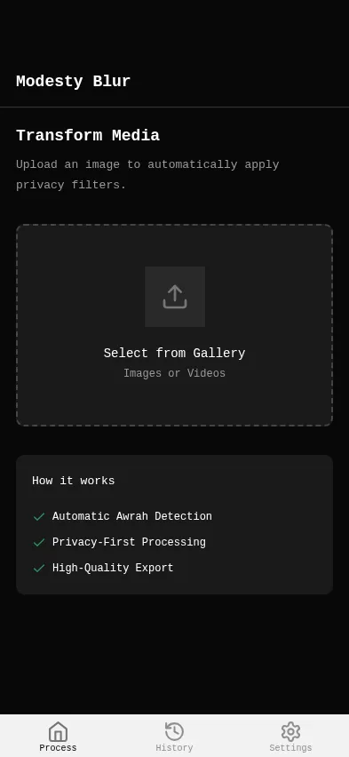 Modesty Blur Mobile