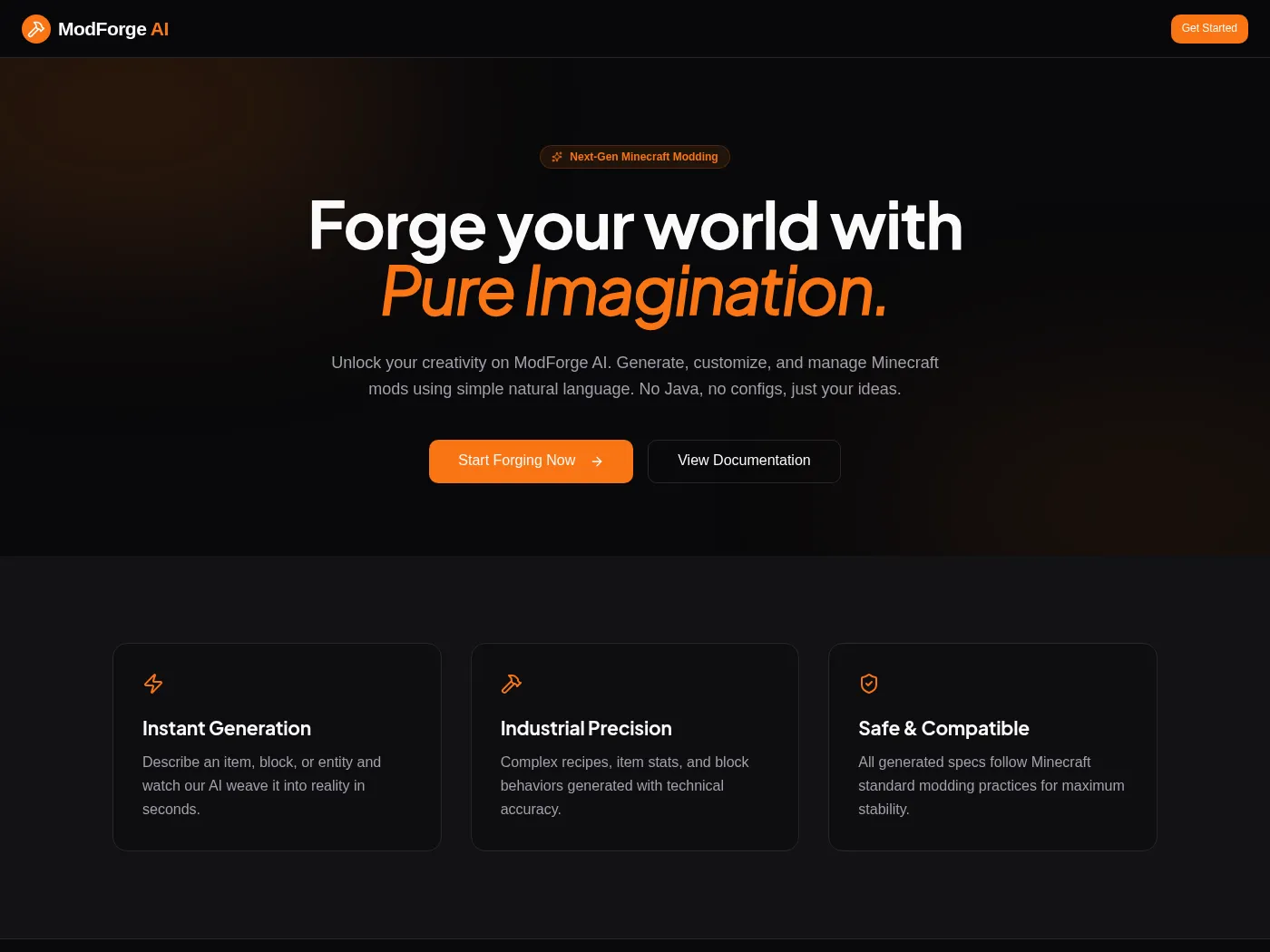 ModForge AI Platform