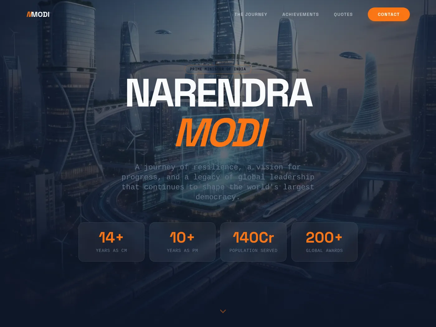 Modi Portfolio Site
