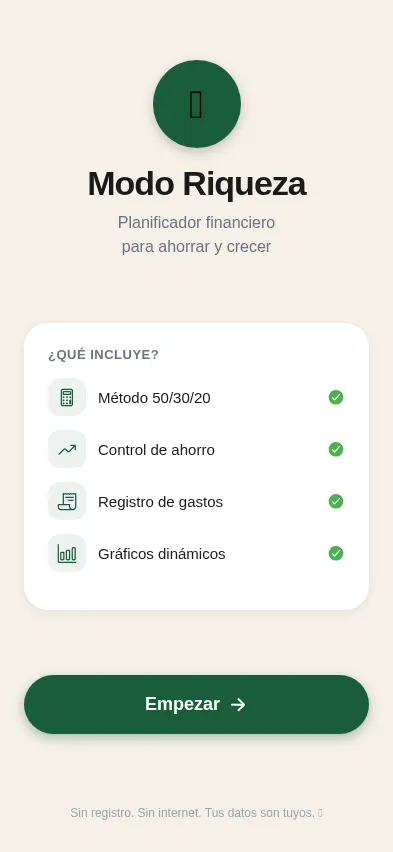 Modo Riqueza Web App