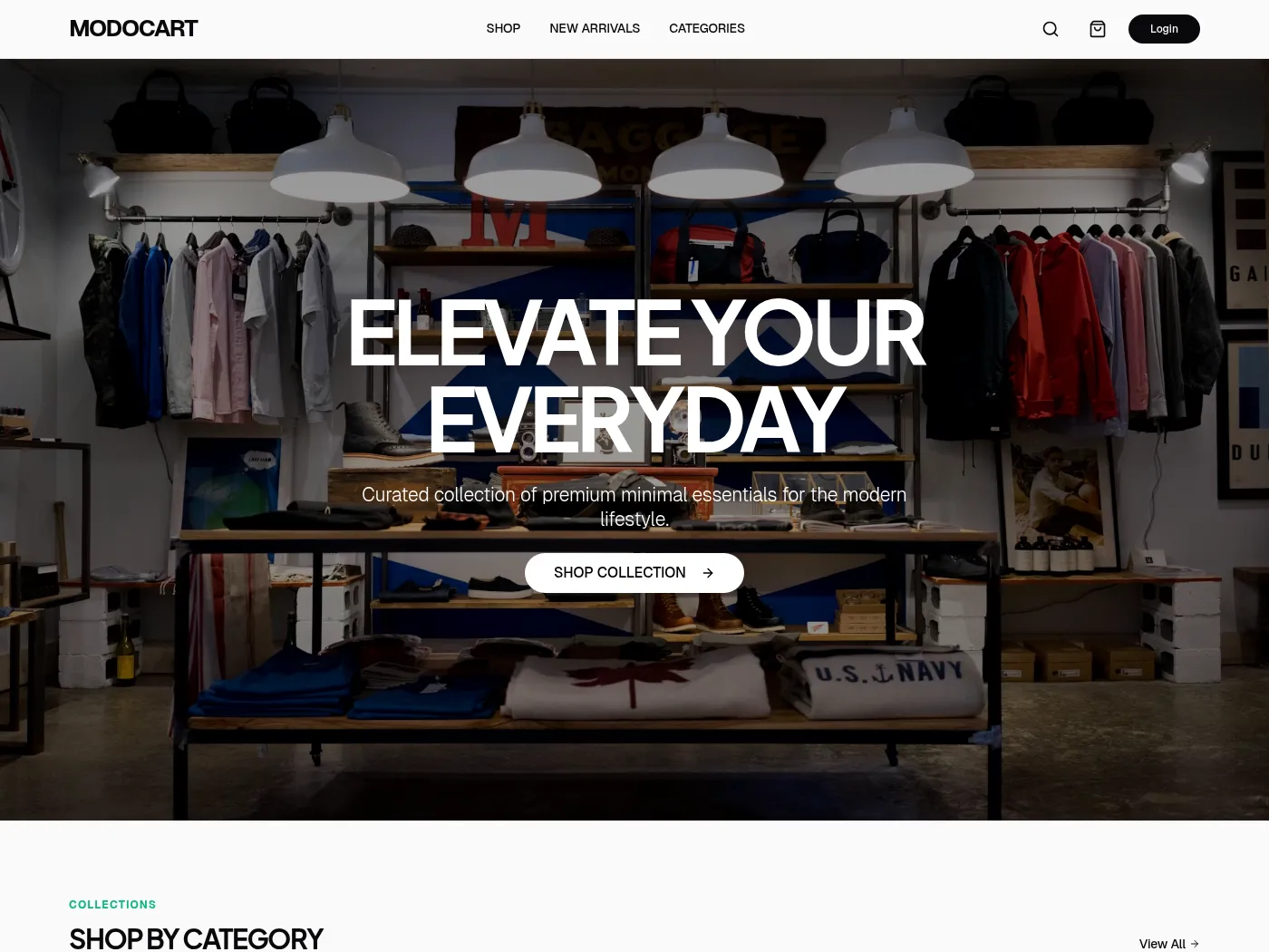 ModoCart Ecommerce
