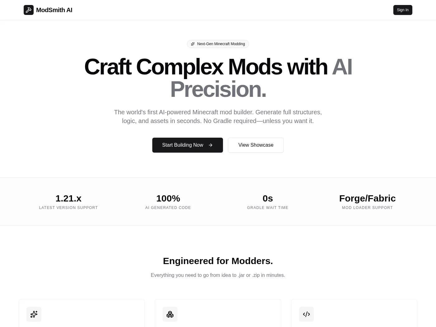 ModSmith AI Builder