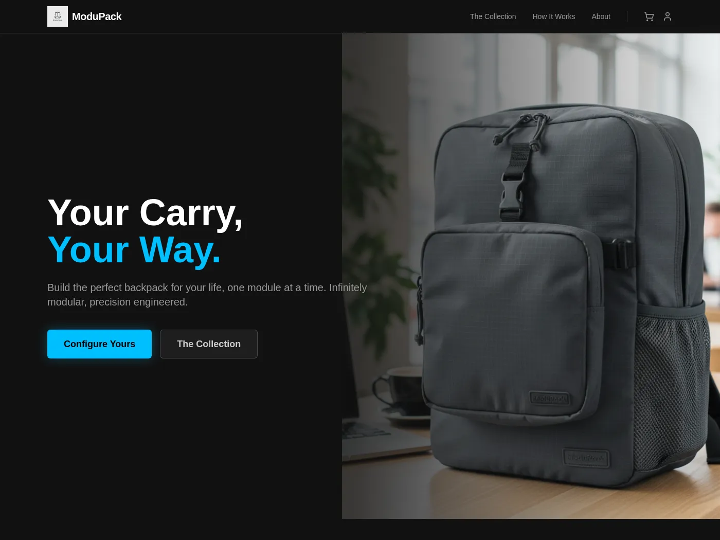 ModuPack E-Commerce Site