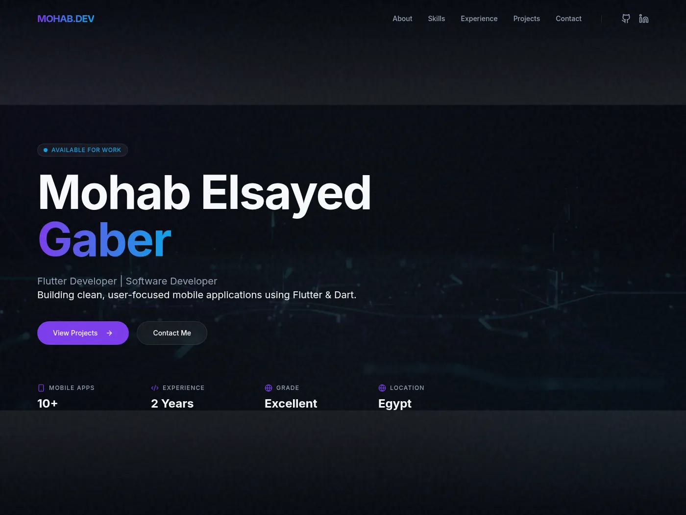 Mohab Elsayed Portfolio