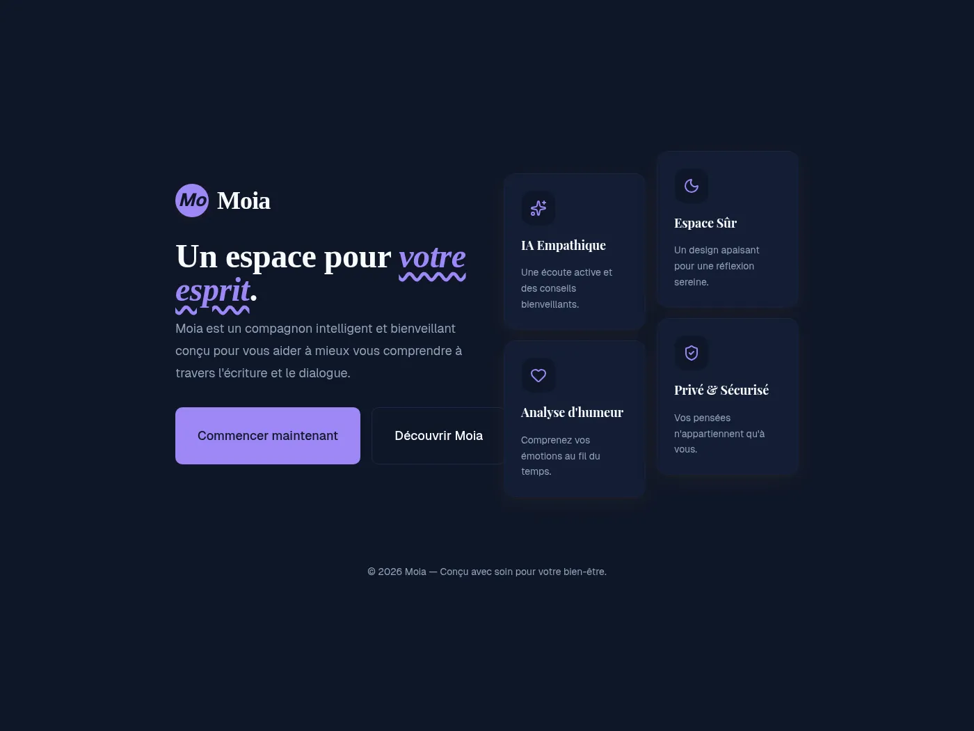 Moia Smart Journal