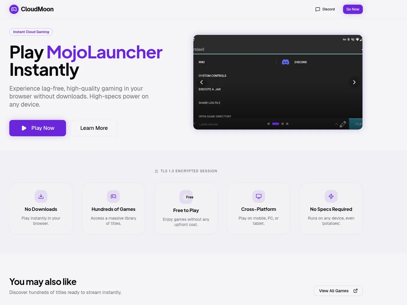 Mojo Web Game Portal