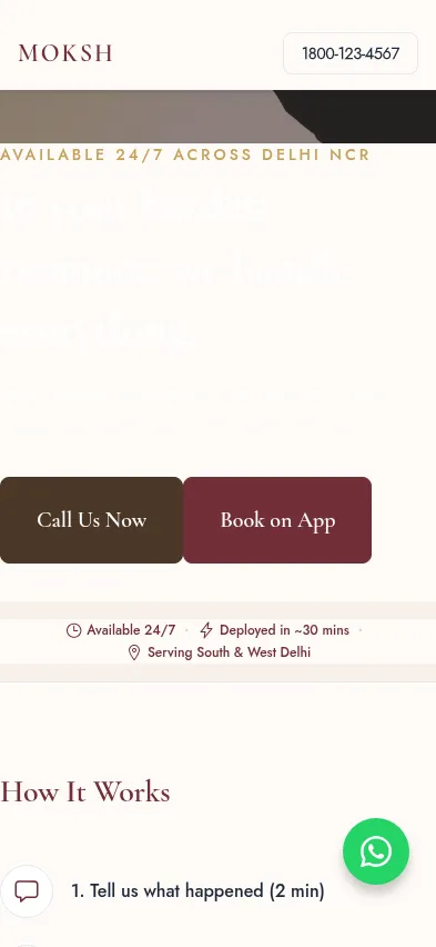 Moksh Grief Coordination App