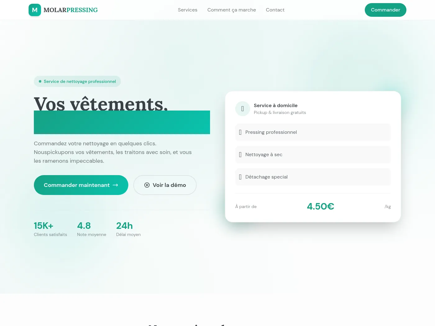 Molar Pressing Web App