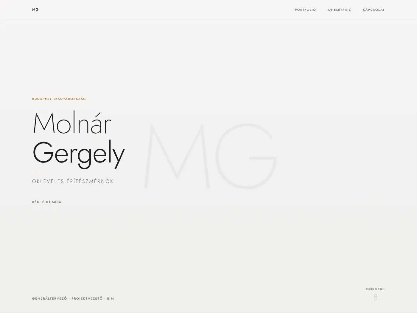 Molnár Gergely Portfolio