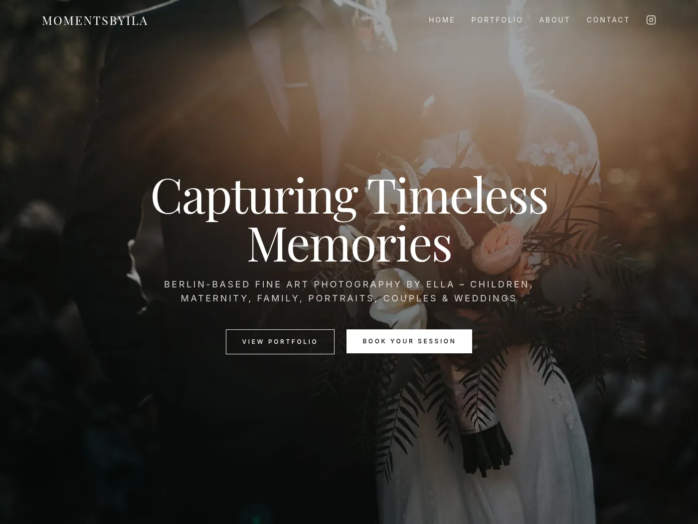 Moments by Ila Website