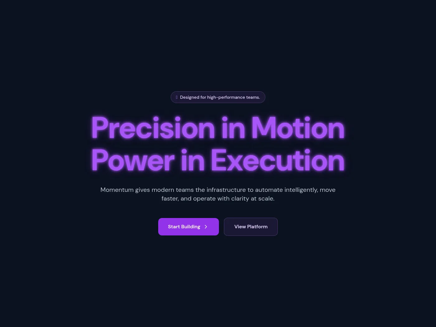 Momentum Hero Redesign