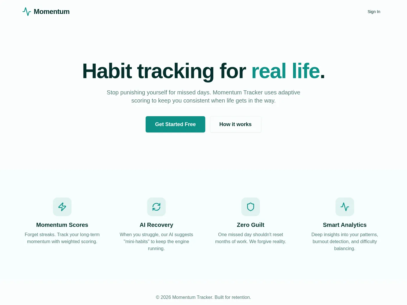 Momentum Tracker