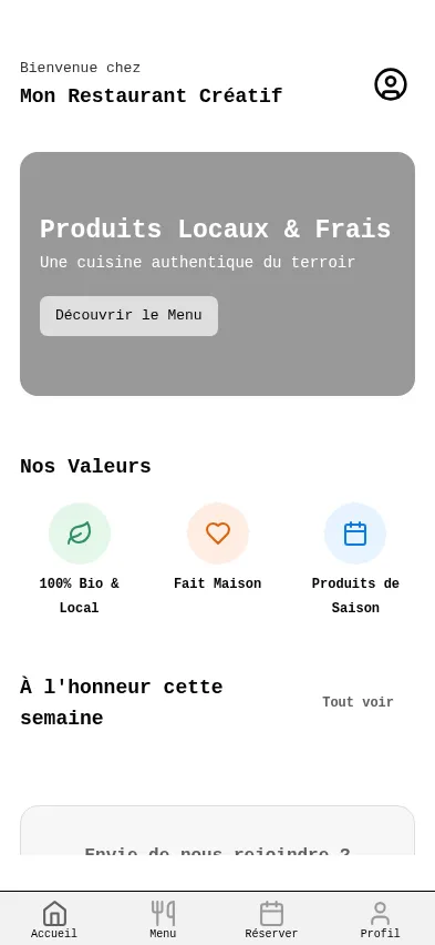 Mon Restaurant Créatif