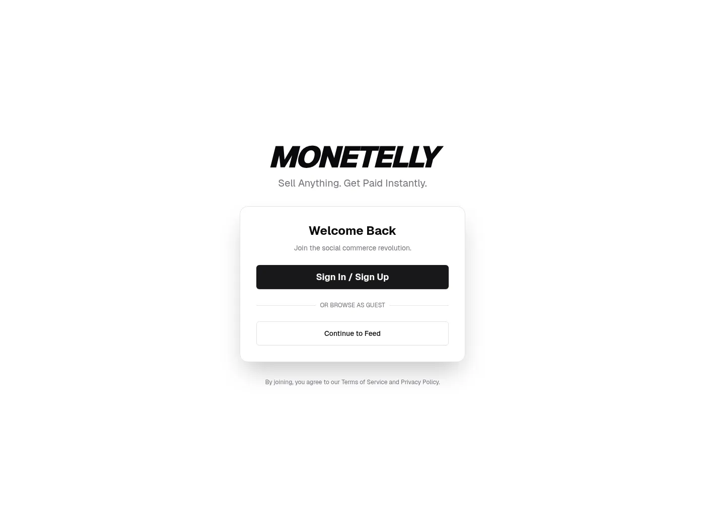 Monetelly Social Commerce