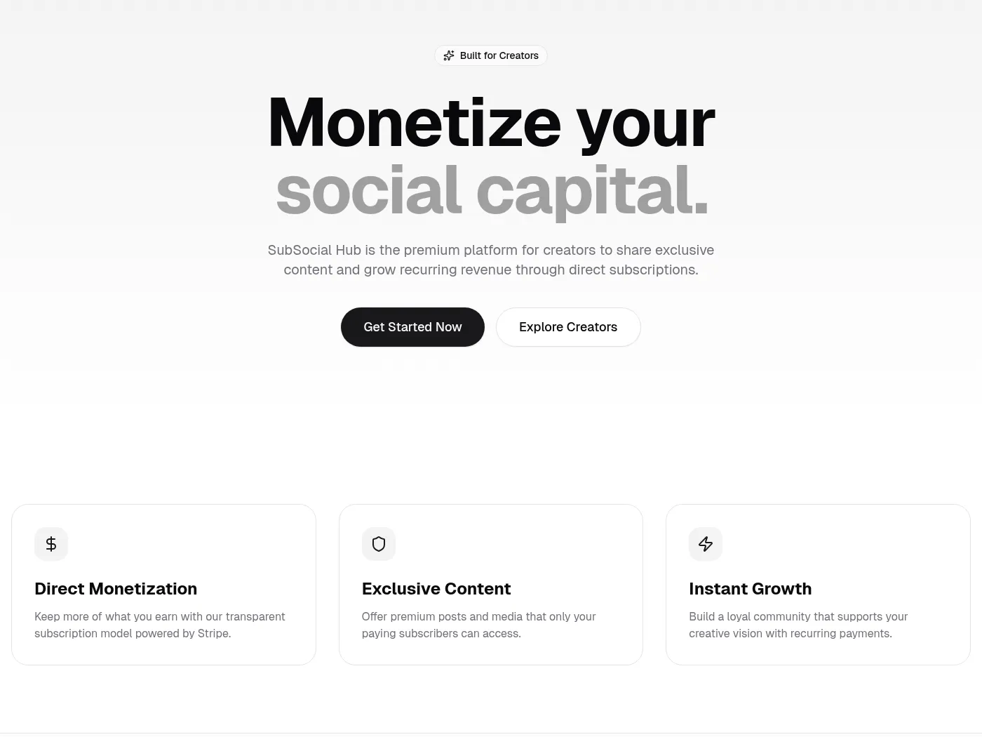 SubSocial Hub