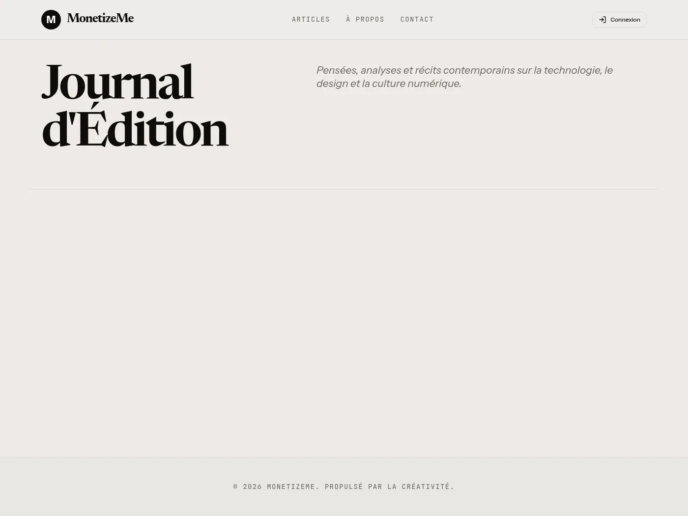 MonetizeMe Web Portal