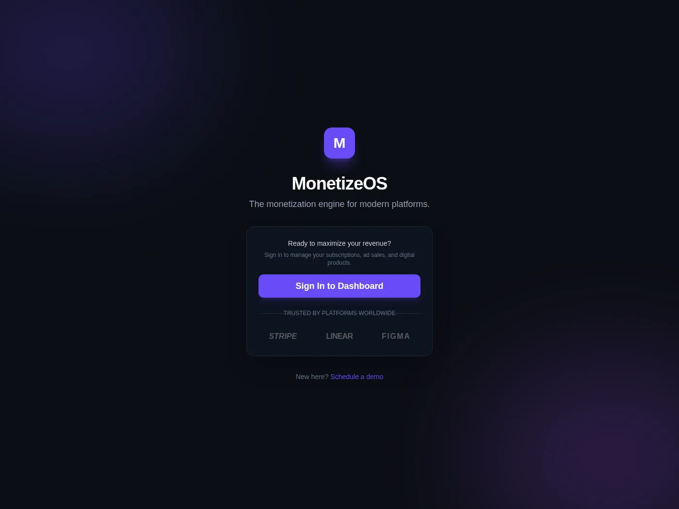 MonetizeOS Platform