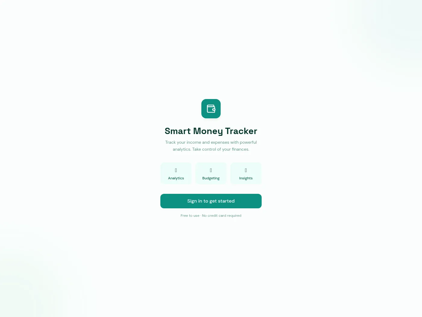 Smart Money Tracker