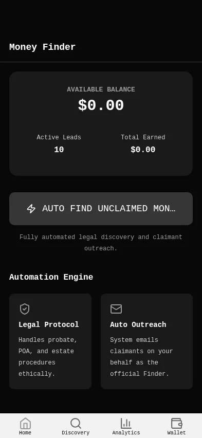 Unclaimed Money Finder