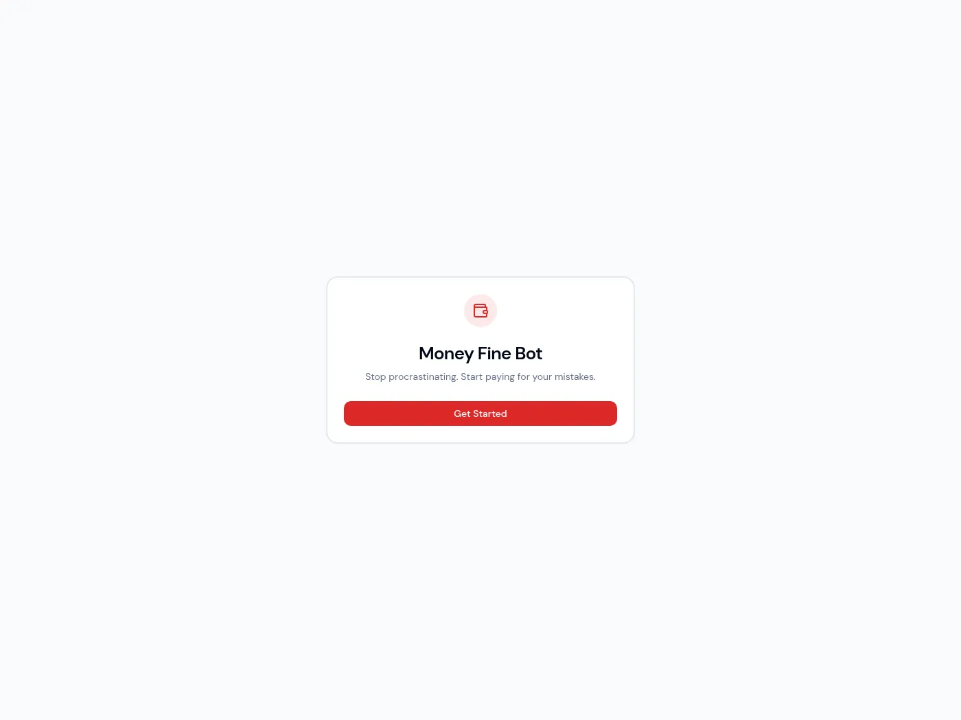 Money Fine Bot