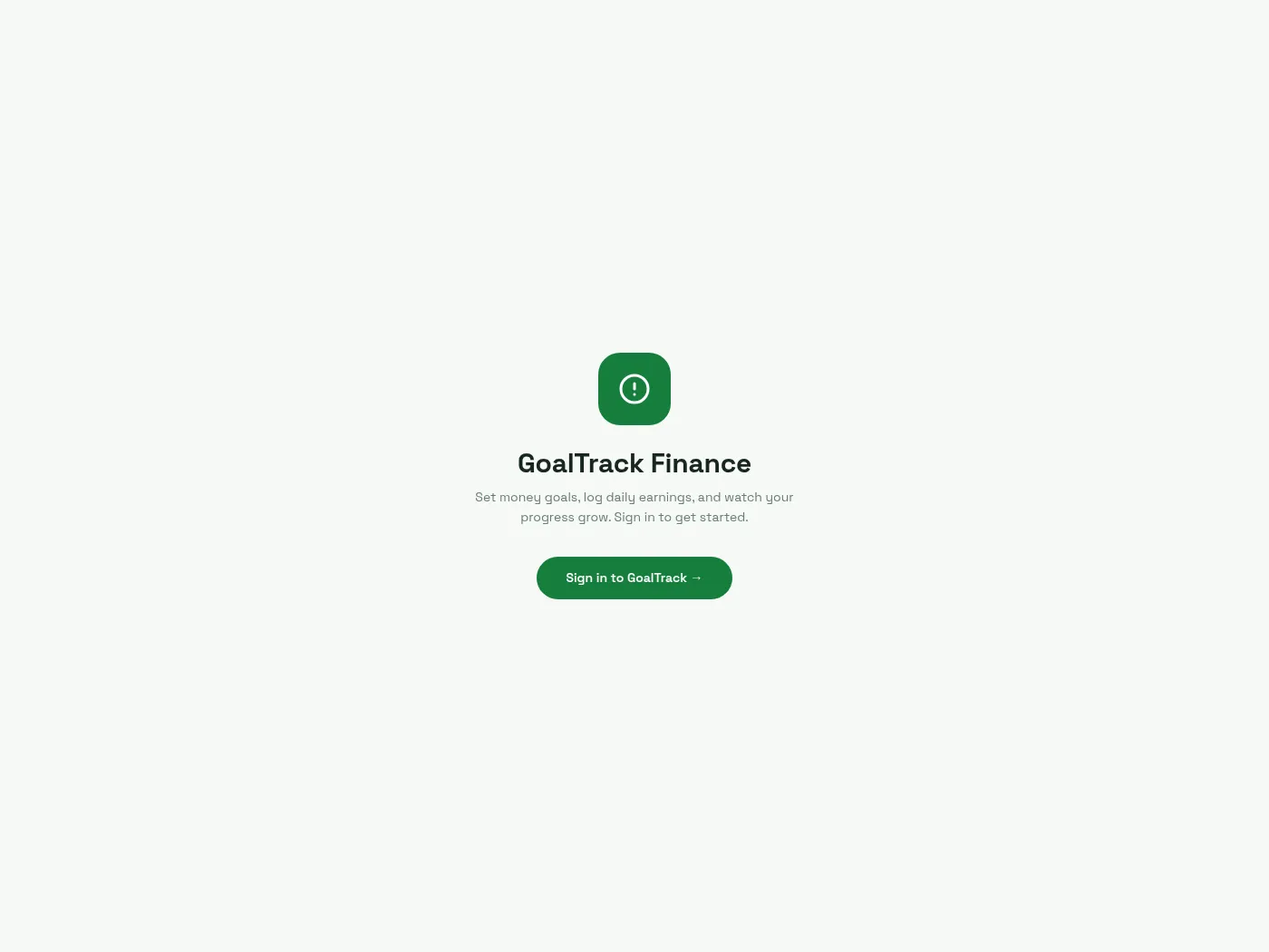 GoalTrack Finance