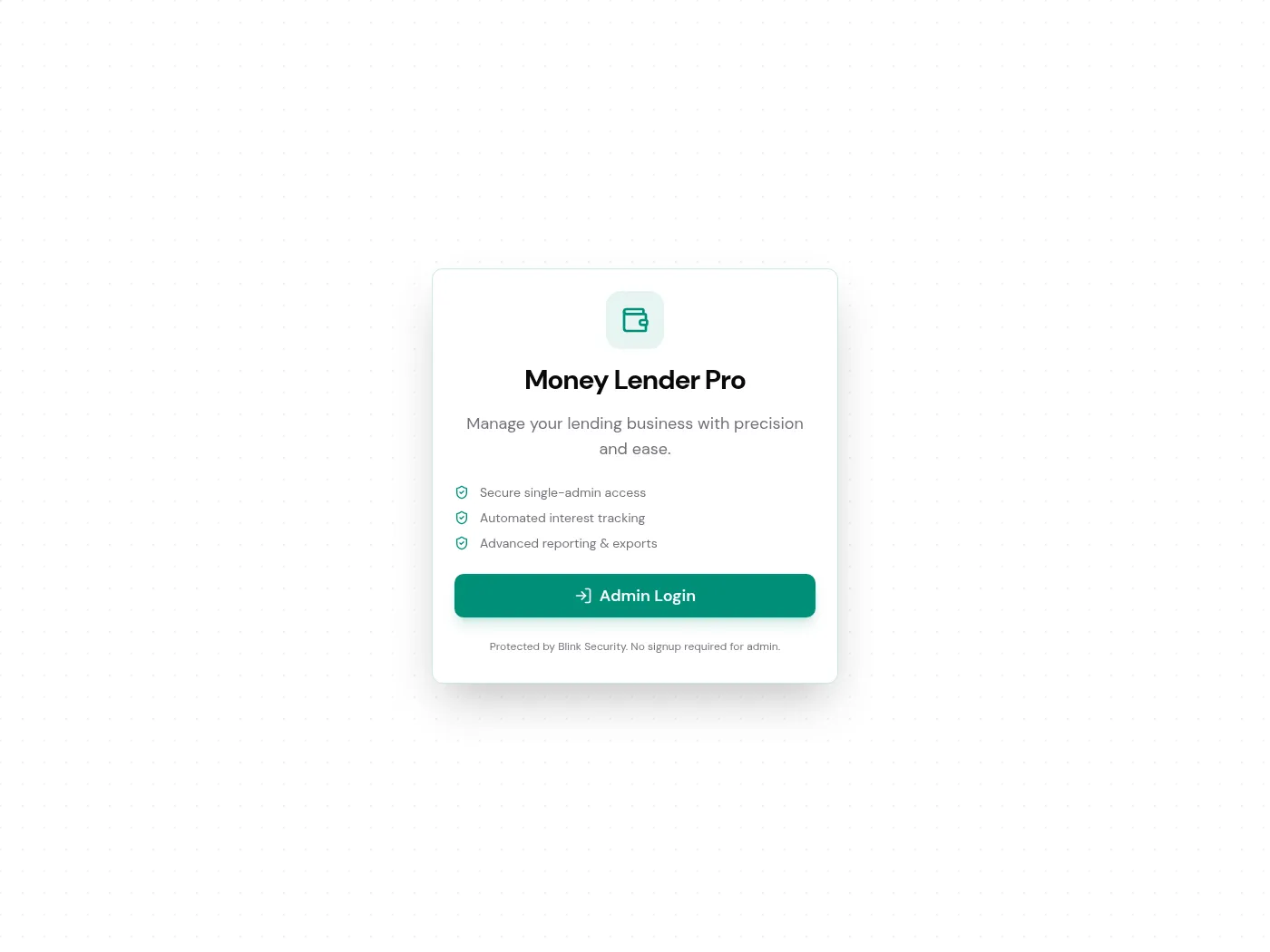 Money Lender Pro