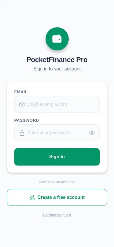 PocketFinance Pro