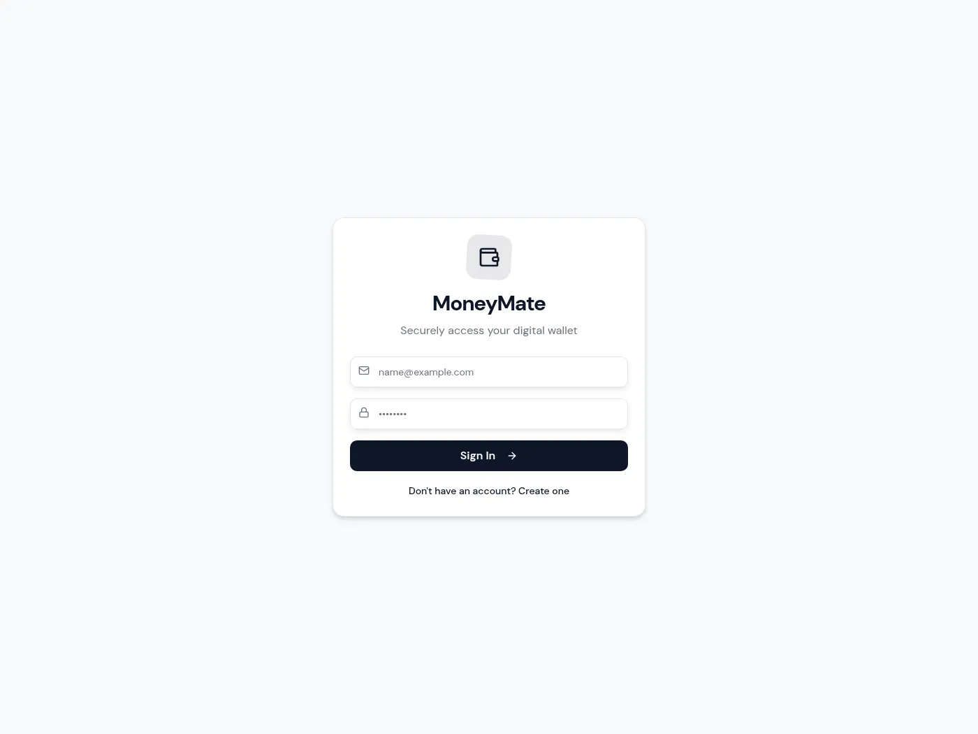 MoneyMate Web App