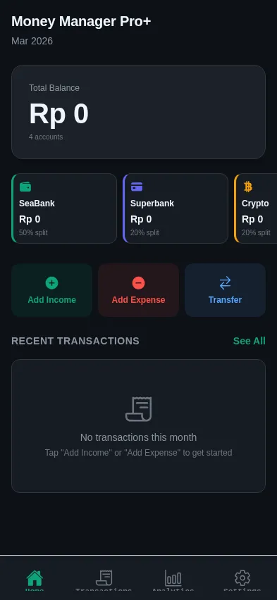 Money Manager Pro+