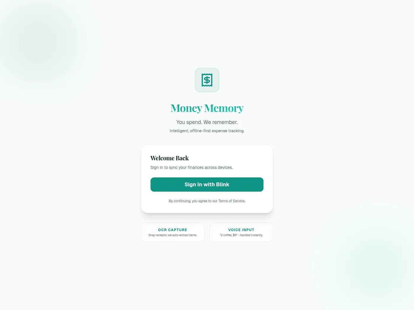 Money Memory