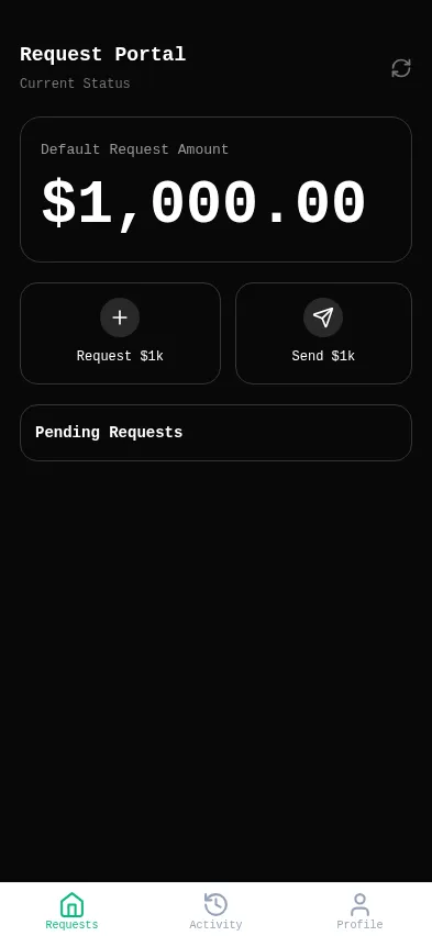 Money Request Portal
