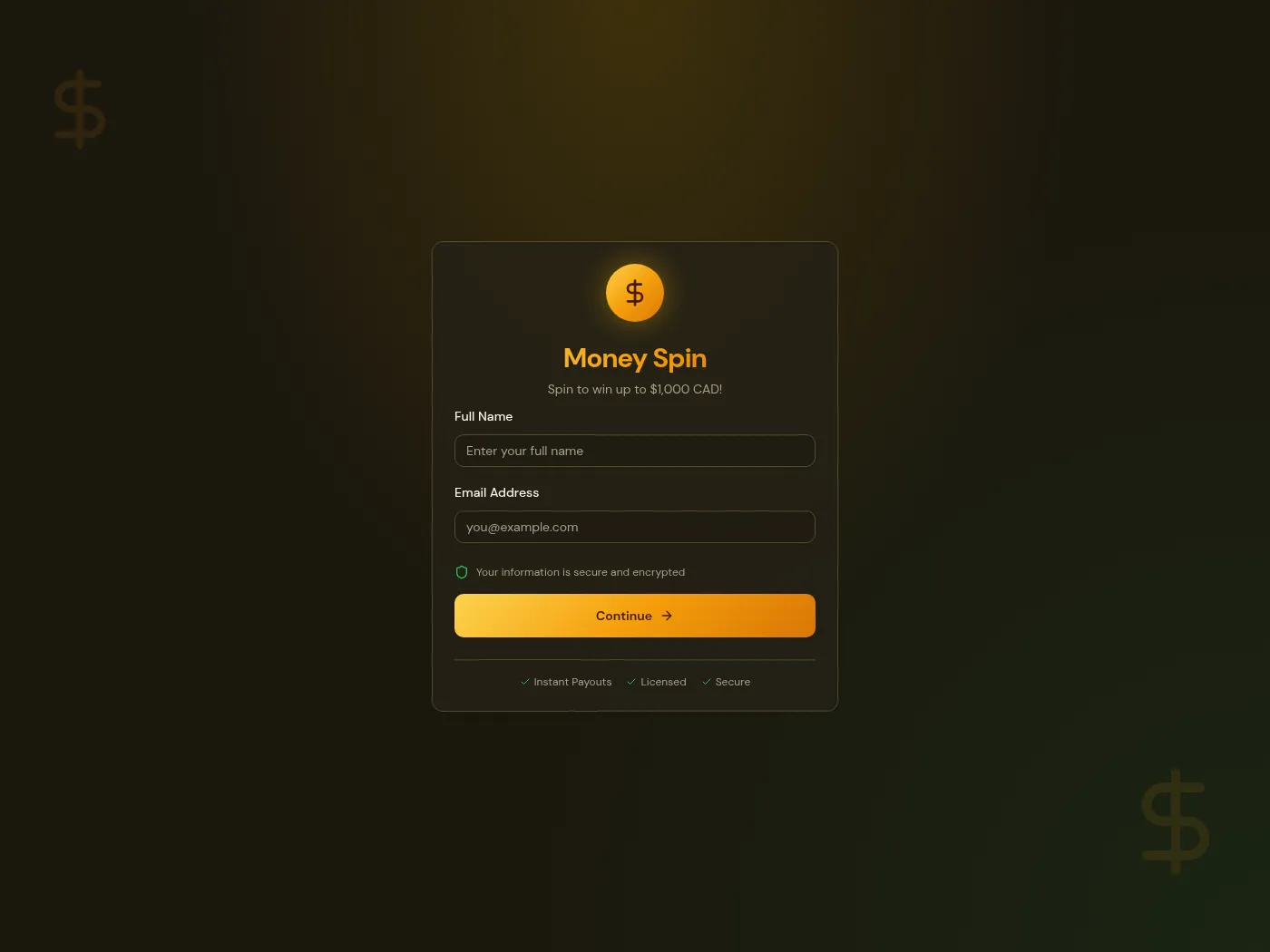 Money Spin App