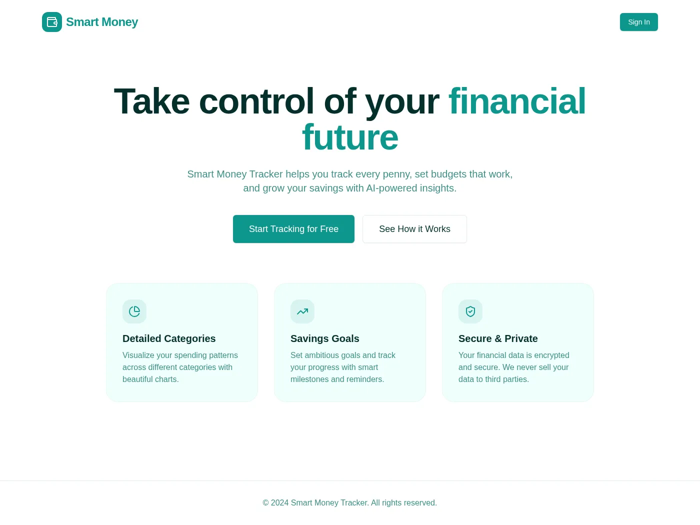 Smart Money Tracker