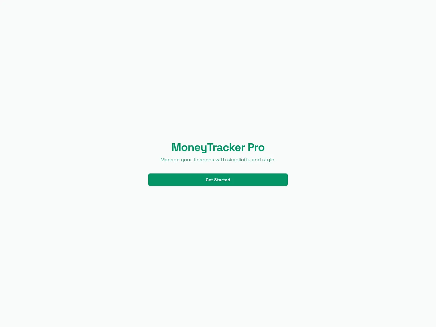 MoneyTracker Pro