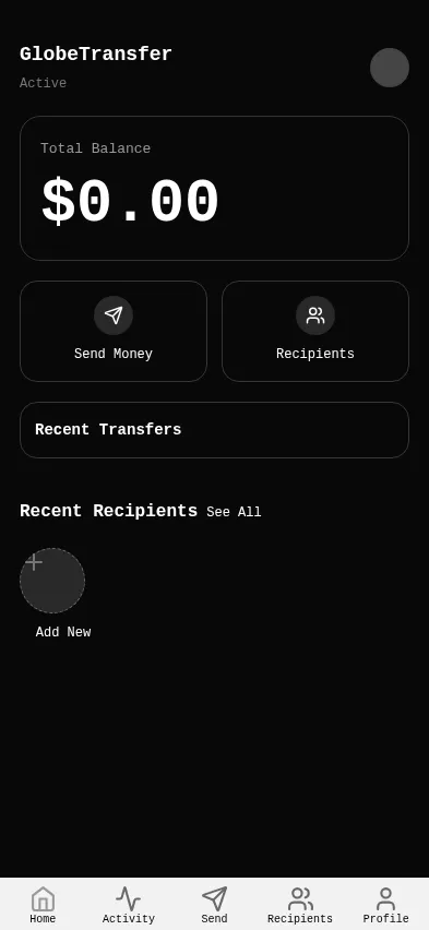 GlobeTransfer App